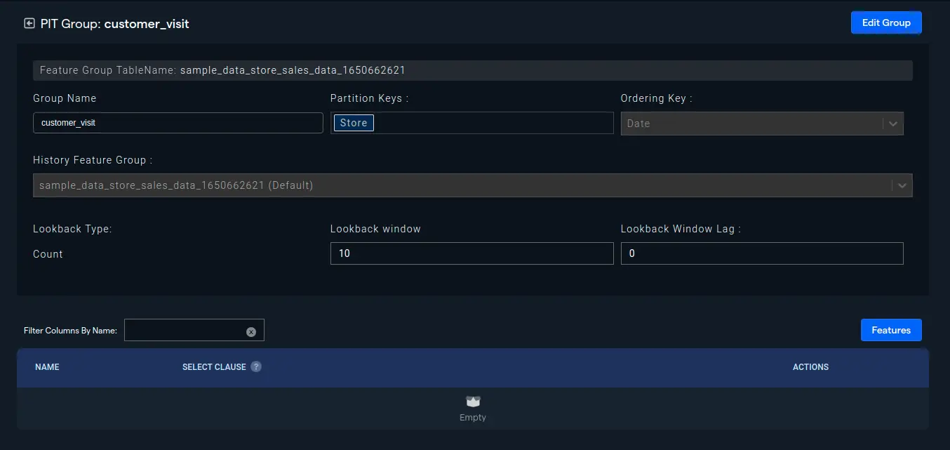 Abacus.AI - Adding Point In Time Groups to a Feature Group