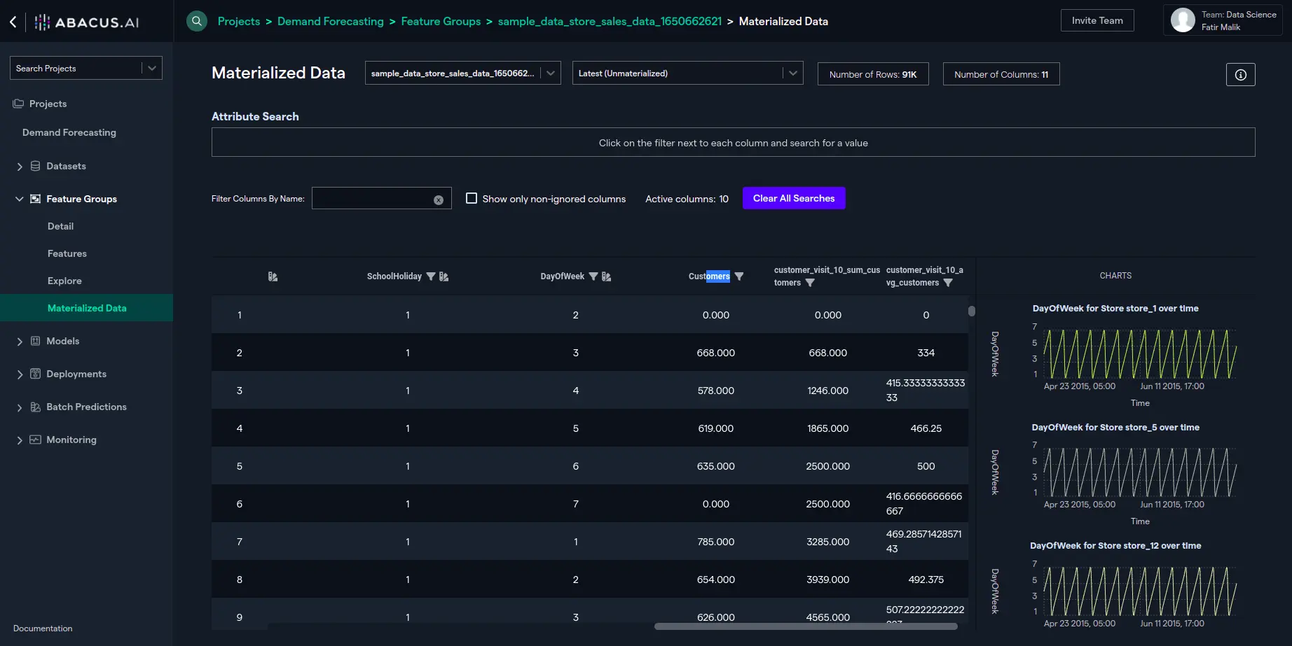Abacus.AI - Adding Point In Time Groups to a Feature Group